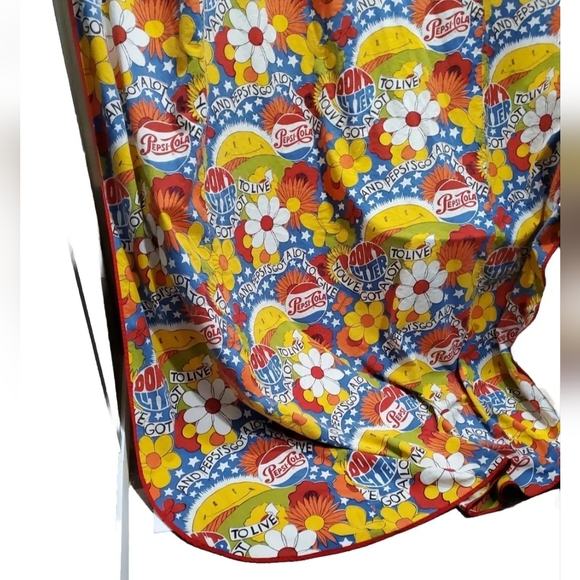 Sears | Other | Vintage Pepsi Curtains And Bed Cover | Poshmark